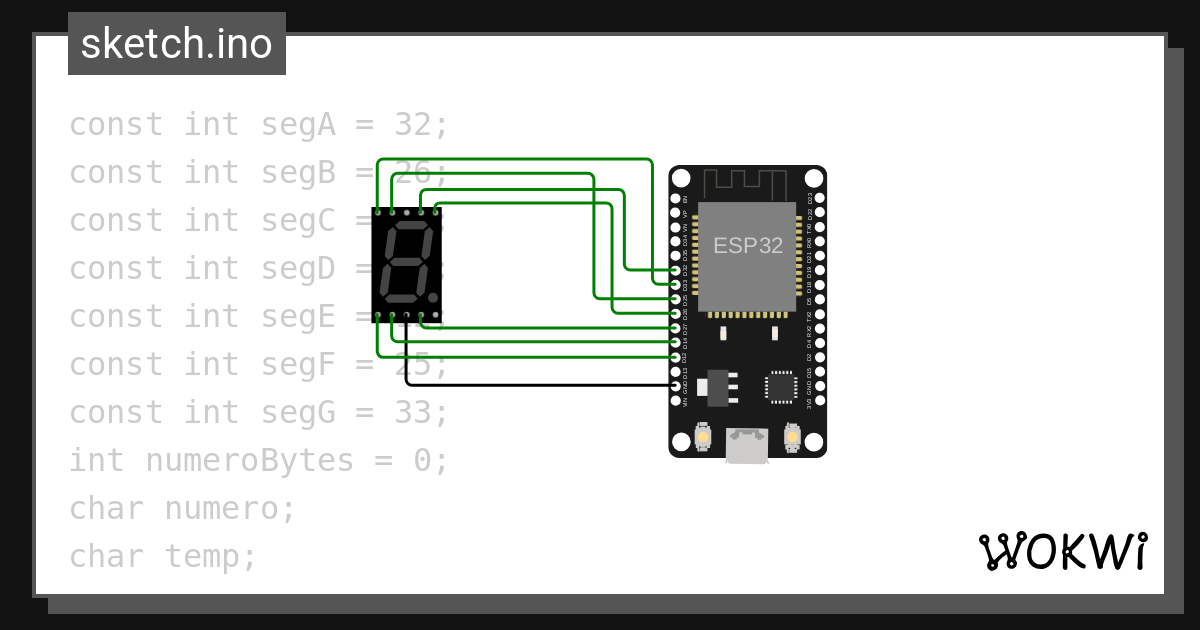 Numero Wokwi Esp32 Stm32 Arduino Simulator