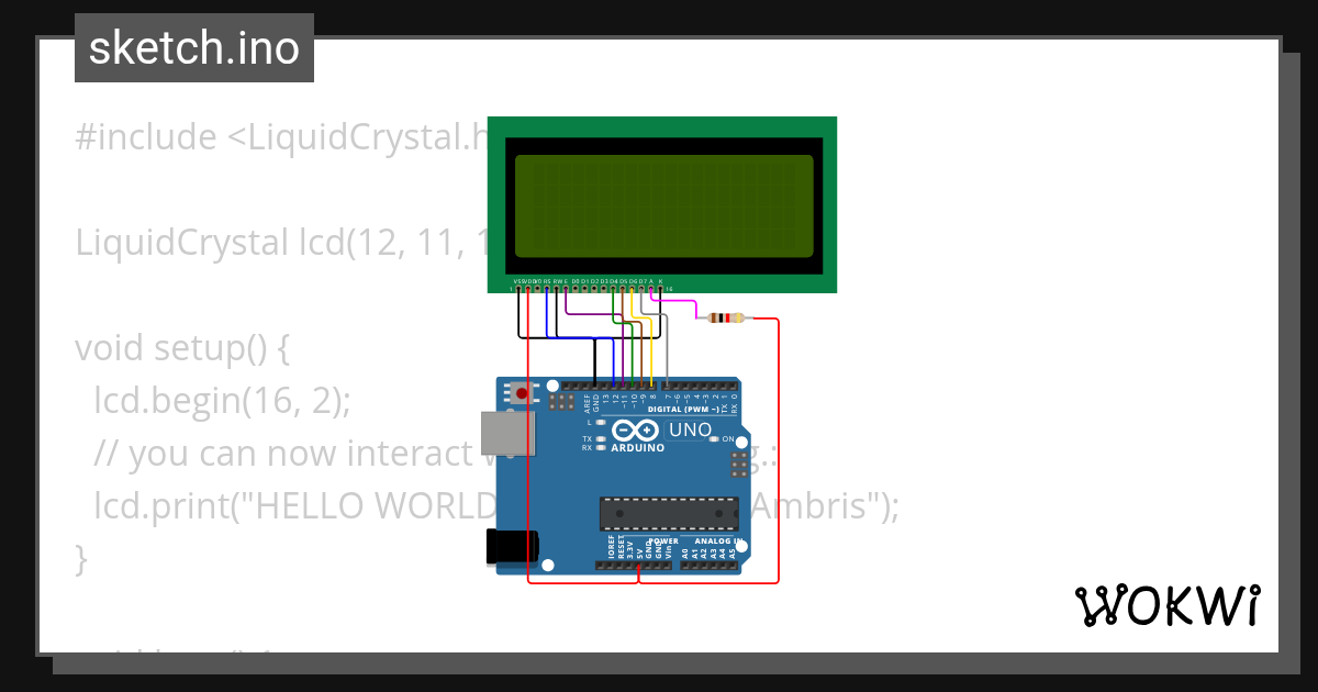 Hello World - Wokwi ESP32, STM32, Arduino Simulator