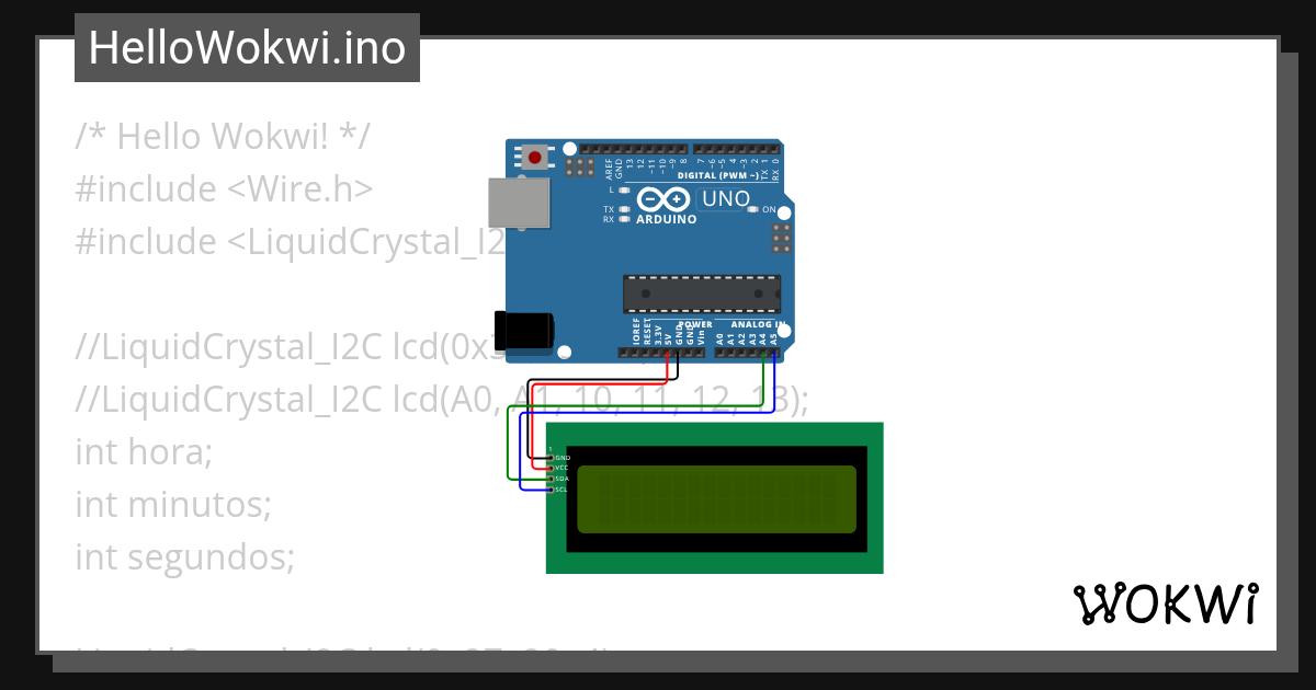 Mi Reloj Wokwi Esp32 Stm32 Arduino Simulator 