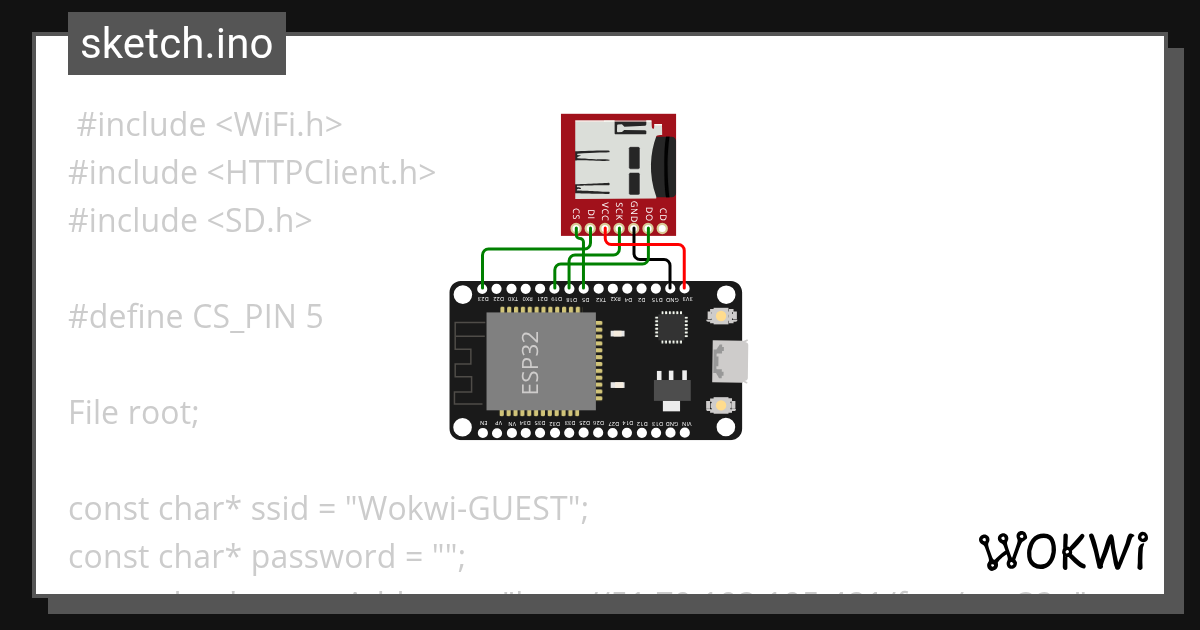 ESP32 POST - Wokwi ESP32, STM32, Arduino Simulator