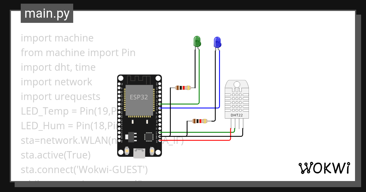 Lab3 - Wokwi ESP32, STM32, Arduino Simulator