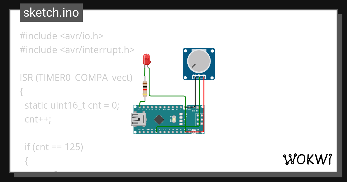 adc project - Wokwi ESP32, STM32, Arduino Simulator
