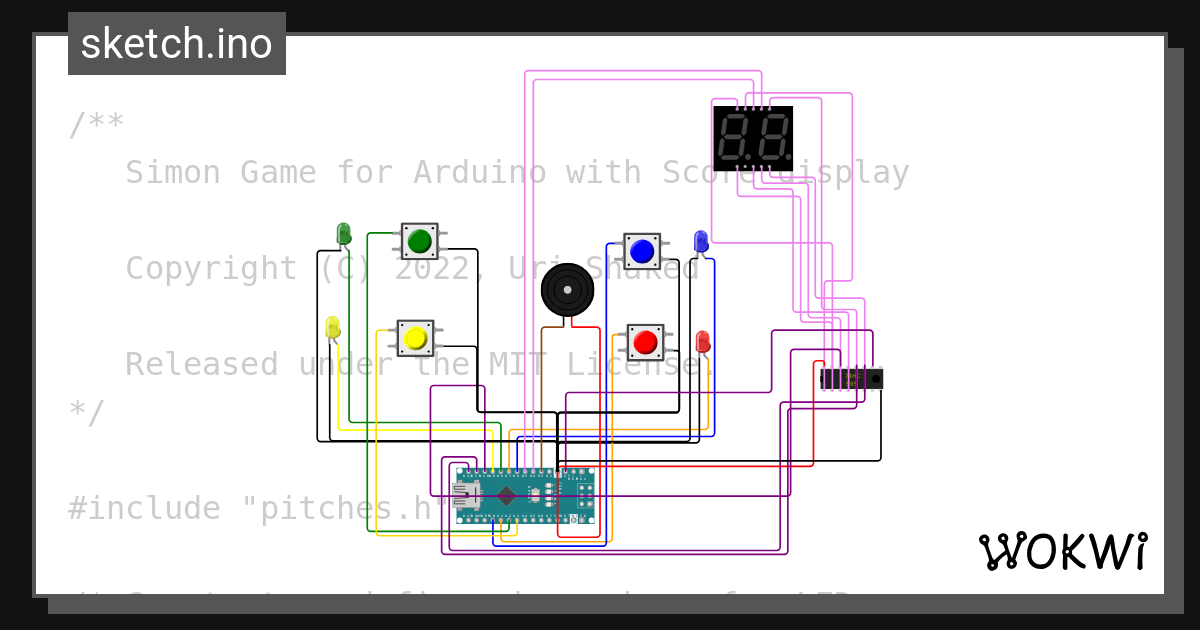 Jeux Wokwi 3 Wokwi Esp32 Stm32 Arduino Simulator 5004