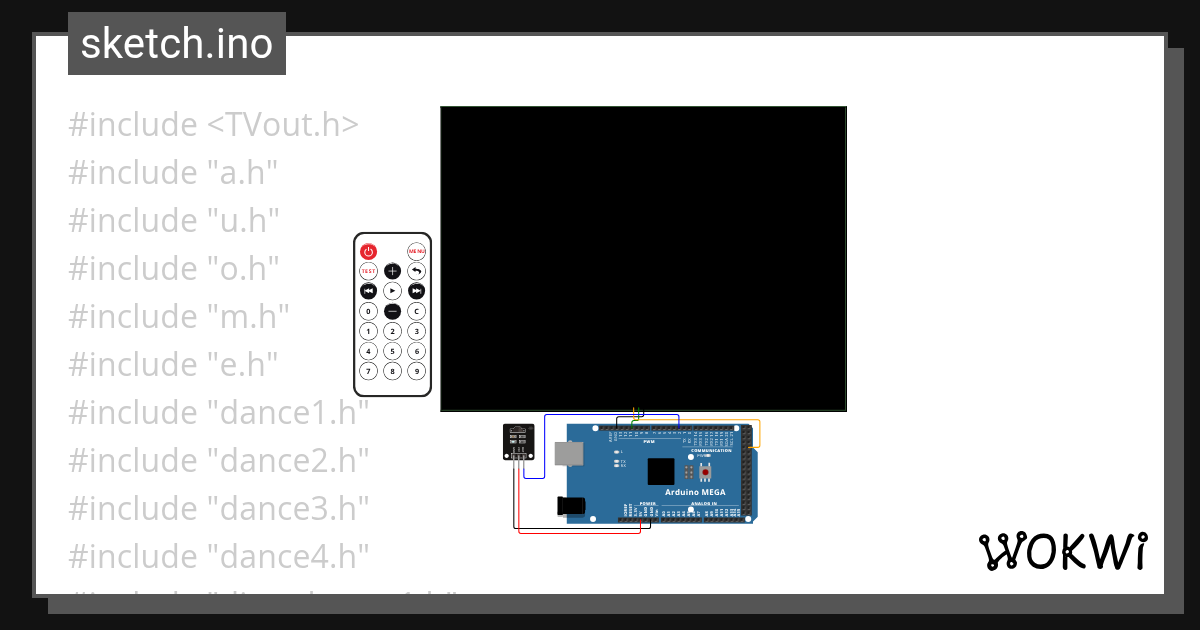 PAL TV - Wokwi ESP32, STM32, Arduino Simulator