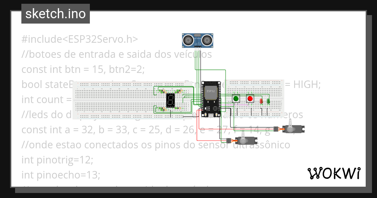 Projeto 3 Completo Wokwi Esp32 Stm32 Arduino Simulator 