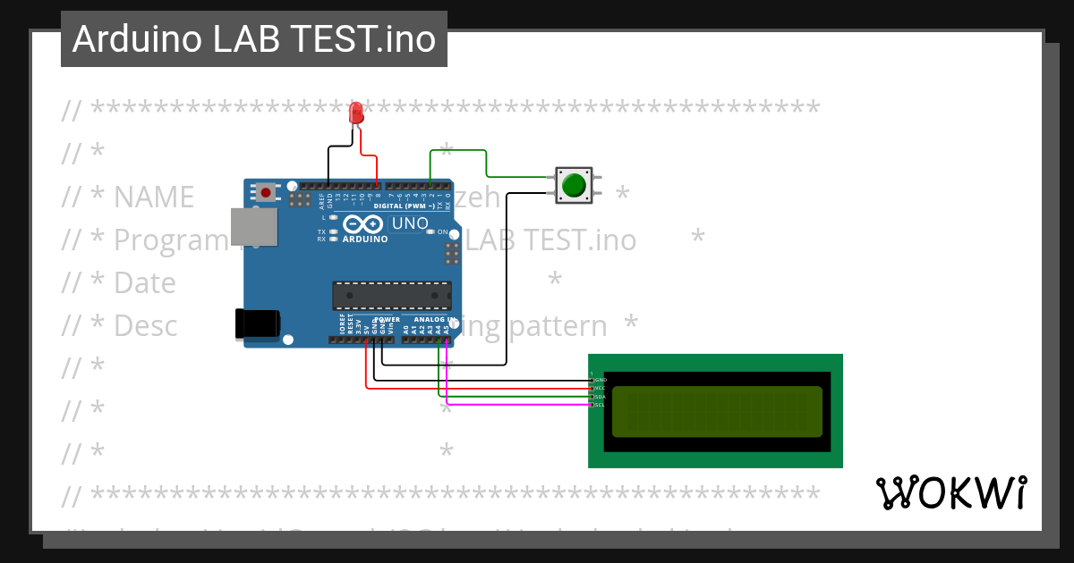 Arduino LAB TEST.ino - Wokwi ESP32, STM32, Arduino Simulator