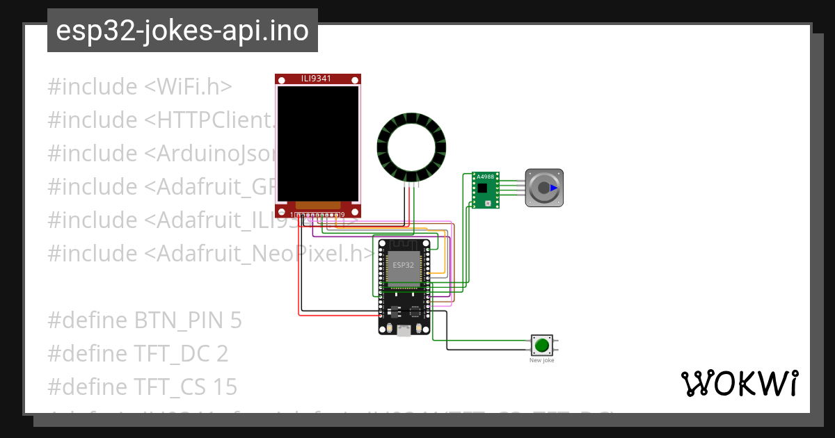 esp32-jokes-api.ino Copy - Wokwi ESP32, STM32, Arduino Simulator