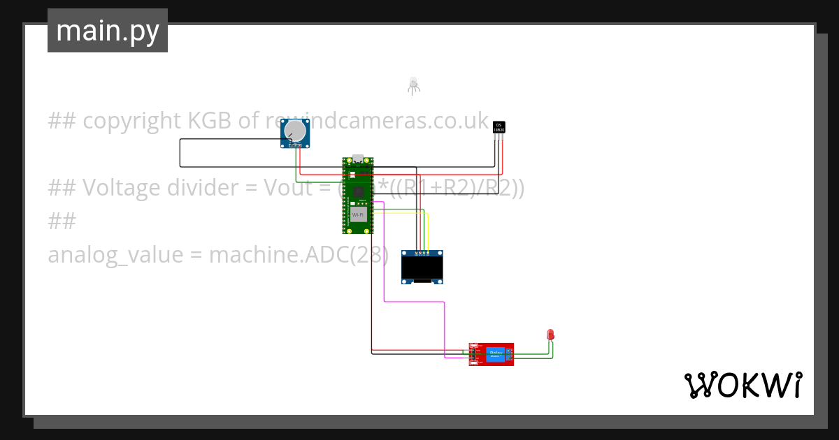 picow setup with usual - Wokwi ESP32, STM32, Arduino Simulator