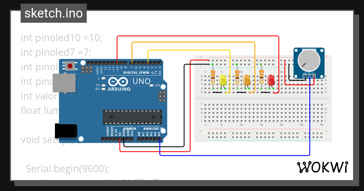 potenciometro/led (3) - Wokwi ESP32, STM32, Arduino Simulator