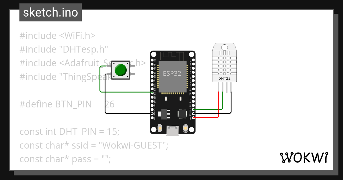 Cuaca Wokwi Esp32 Stm32 Arduino Simulator 5666
