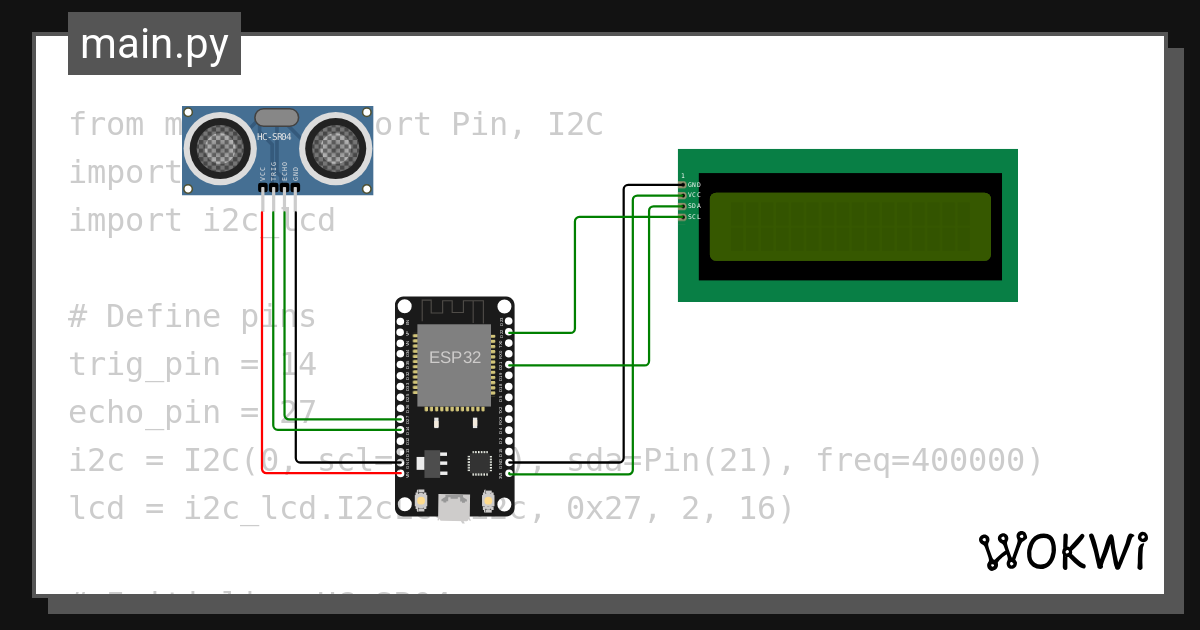 Lcdsr04 Wokwi Esp32 Stm32 Arduino Simulator 3247