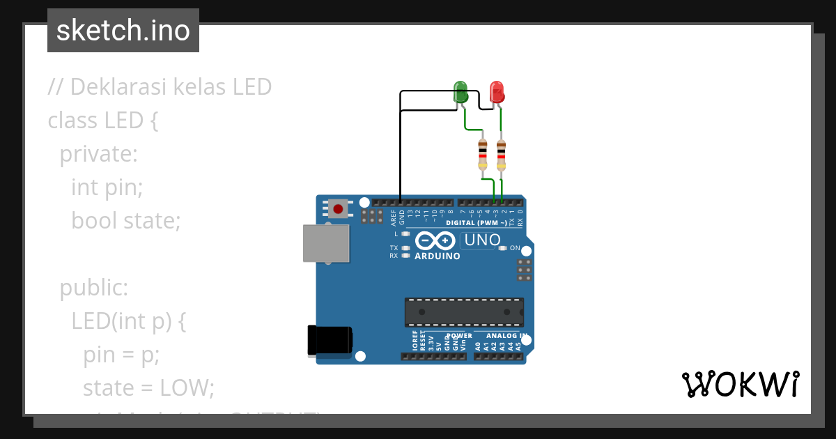 Oop Led Pelajari Wokwi Esp32 Stm32 Arduino Simulator 
