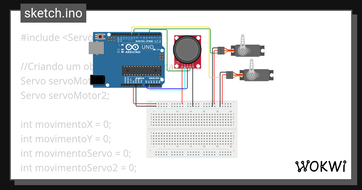 Joystick03 Servomotor02 Wokwi Esp32 Stm32 Arduino Simulator 4594