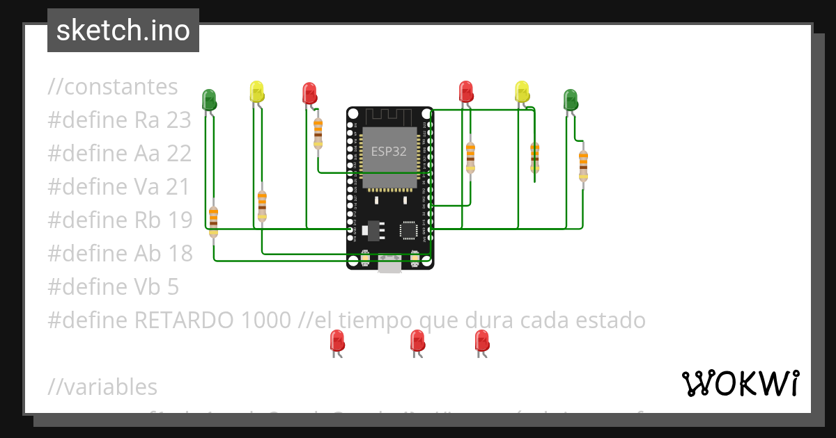Project Ejemplo - Wokwi ESP32, STM32, Arduino Simulator