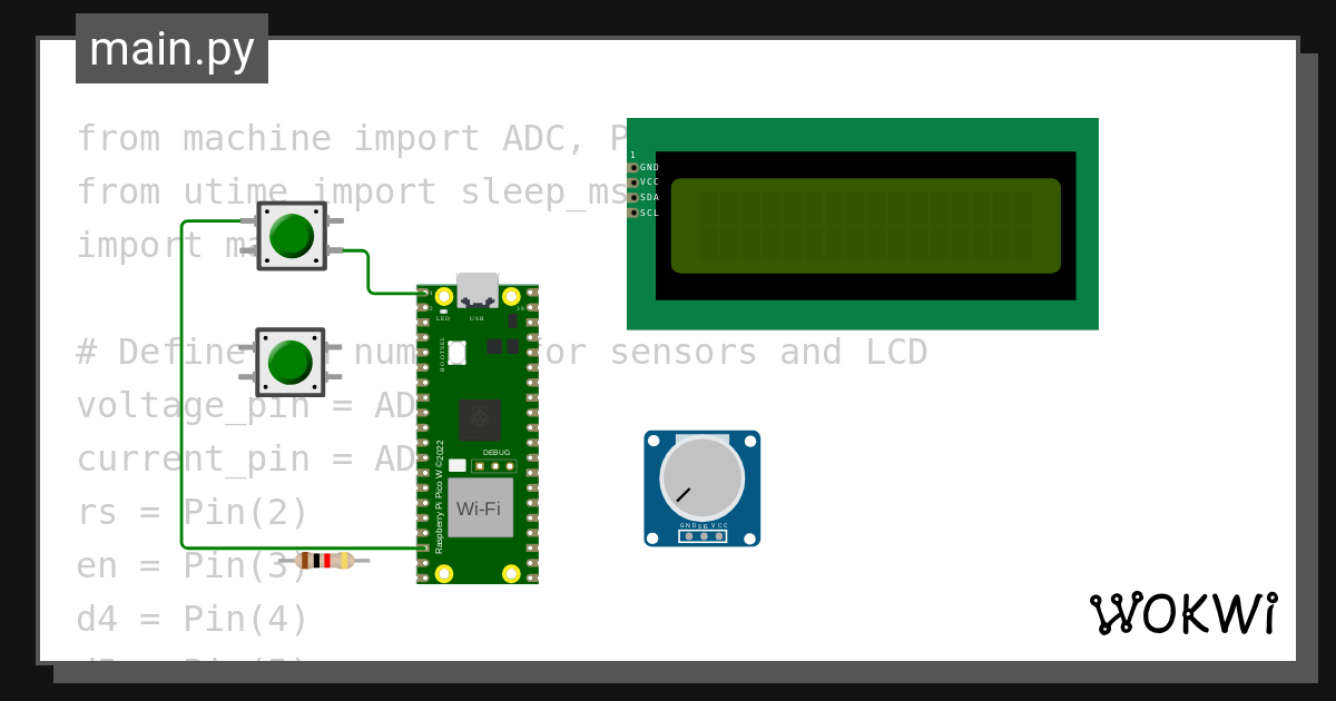Develope Energy Monitering Kit Wokwi Esp32 Stm32 Arduino Simulator