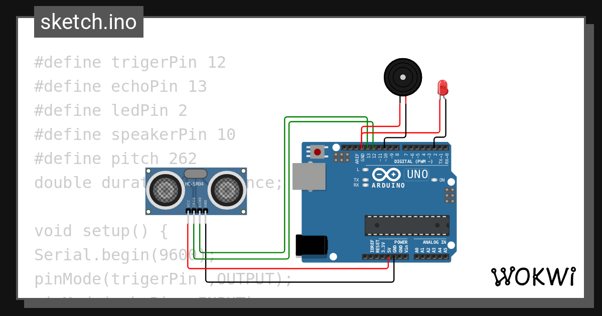Theft Alarm Indicator Wokwi Esp32 Stm32 Arduino Simulator 