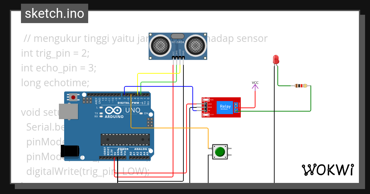 tank water level, volume, liter. - Wokwi ESP32, STM32, Arduino Simulator