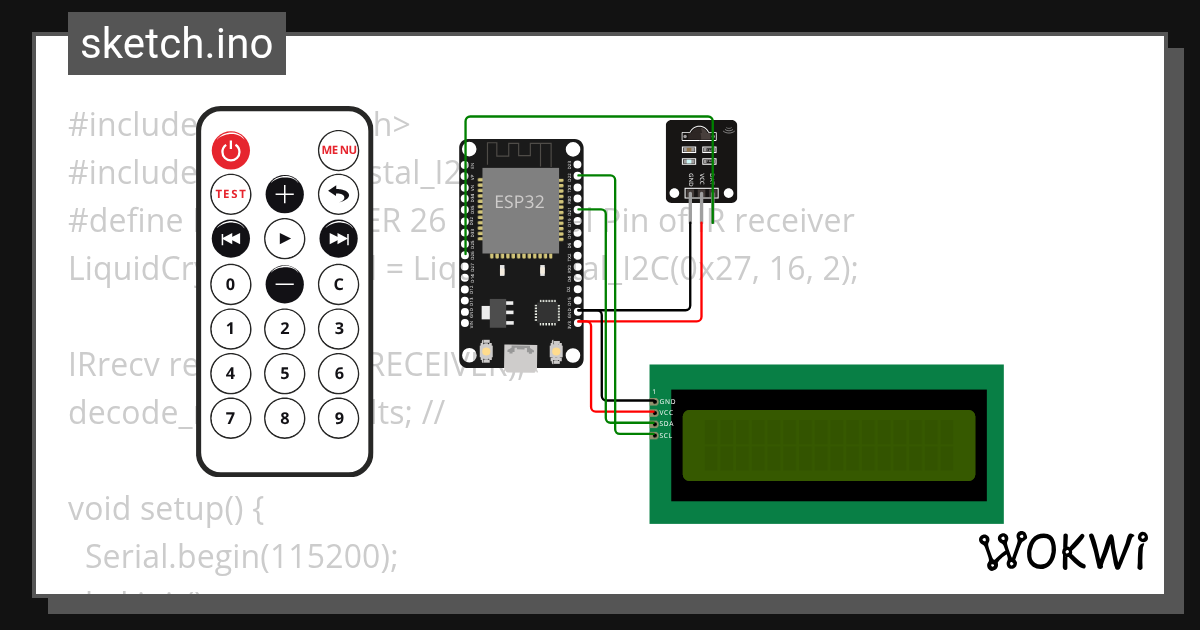 IR - Wokwi ESP32, STM32, Arduino Simulator