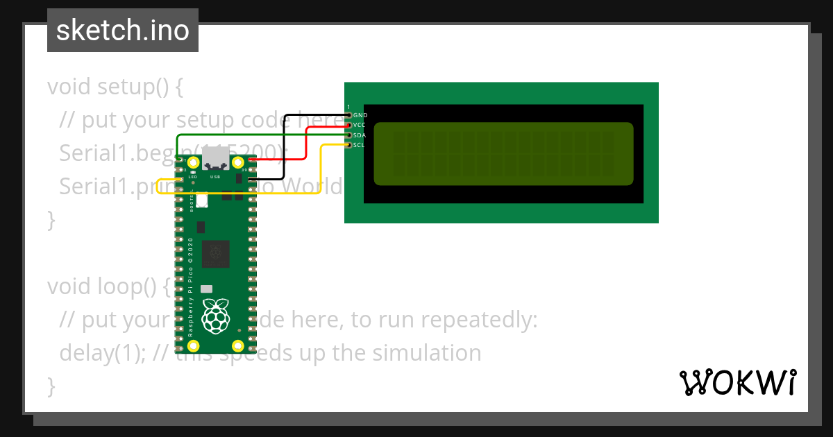 hello world - Wokwi ESP32, STM32, Arduino Simulator