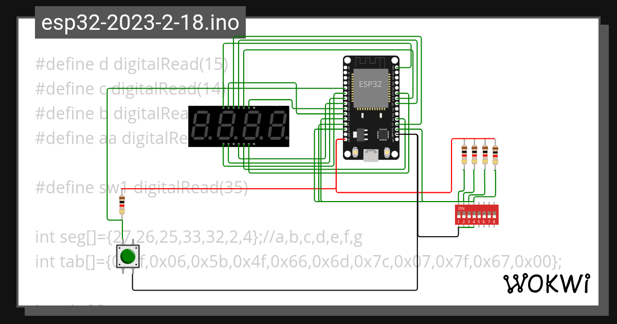 esp32-2023-4-17.ino Copy - Wokwi ESP32, STM32, Arduino Simulator
