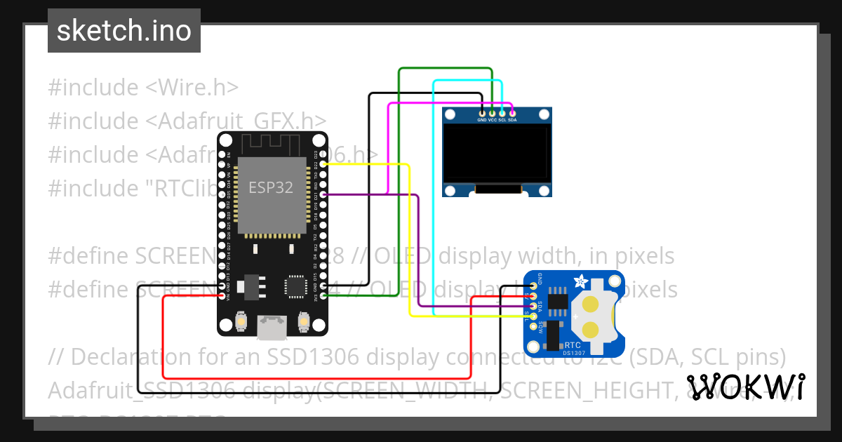 Esp time - Wokwi ESP32, STM32, Arduino Simulator