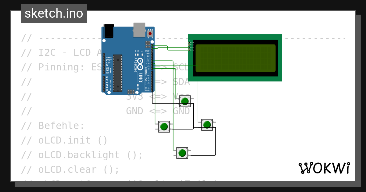Arduinouno I2c Wokwi Esp32 Stm32 Arduino Simulator 