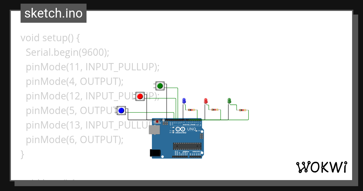 Kóðadæmi Styðja á Takka Digital Input Verk 9 Wokwi Esp32 Stm32 3548