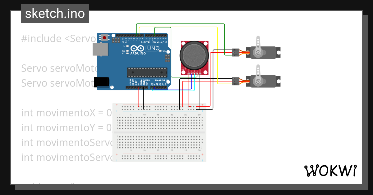 Joystick\Servo - Wokwi ESP32, STM32, Arduino Simulator Joystick\Servo - Wokwi ESP32, STM32, Arduino Simulator