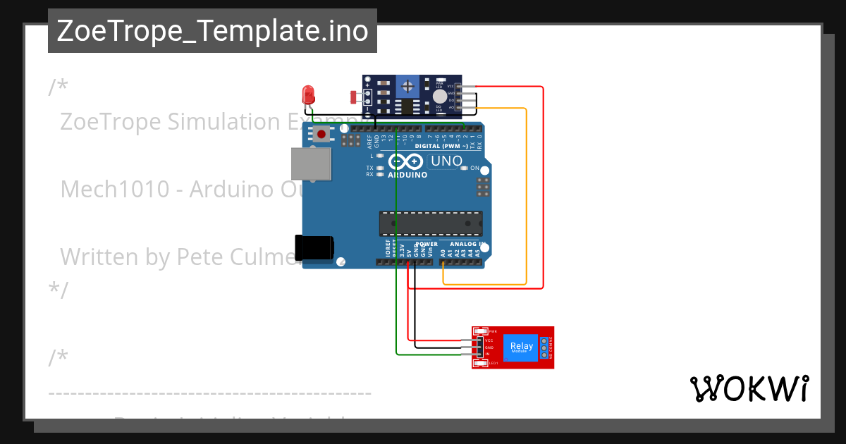 Week 19 - Lab sesh wokwi exercise (ZoeTrope) - Wokwi ESP32, STM32, Arduino Simulator