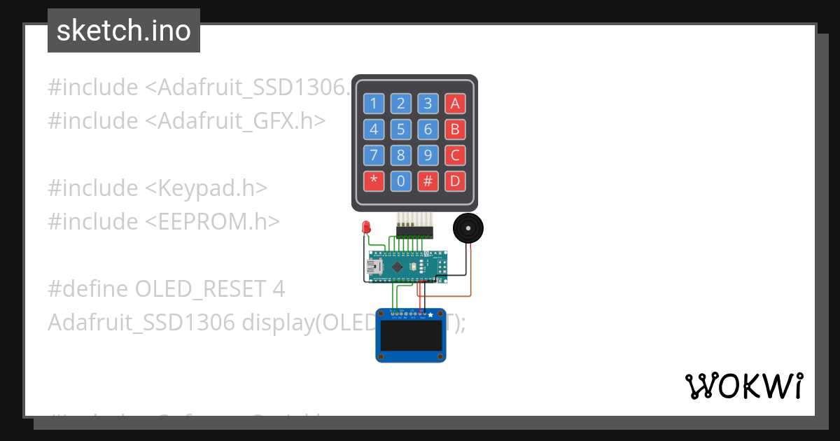 door_lock - Wokwi ESP32, STM32, Arduino Simulator
