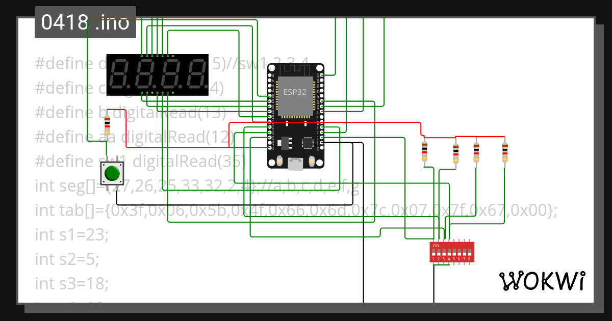0418 - Wokwi ESP32, STM32, Arduino Simulator