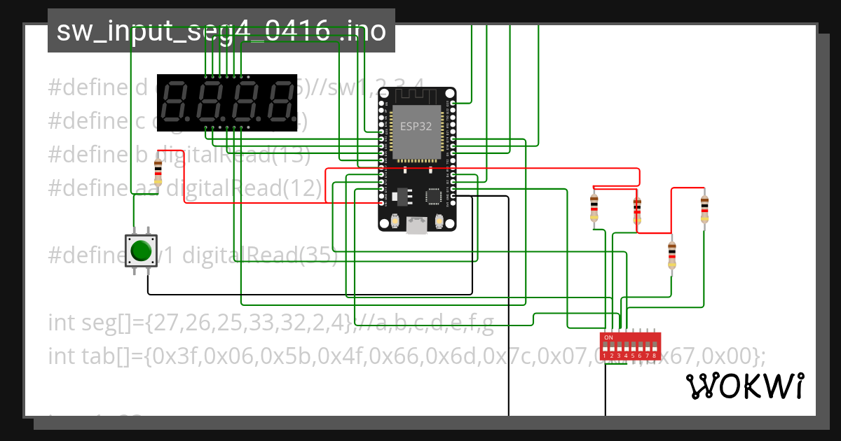 0418_1 - Wokwi ESP32, STM32, Arduino Simulator
