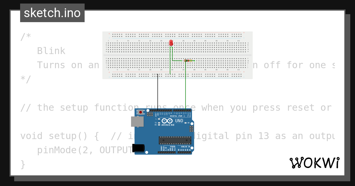 Ledblinking Wokwi Esp32 Stm32 Arduino Simulator