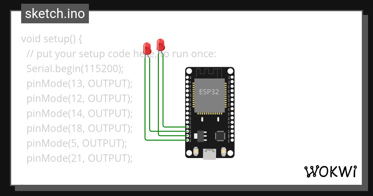week 4 - Wokwi ESP32, STM32, Arduino Simulator