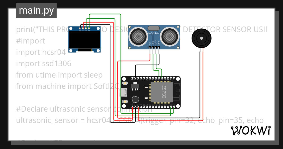 Detector Project Wokwi Esp32 Stm32 Arduino Simulator