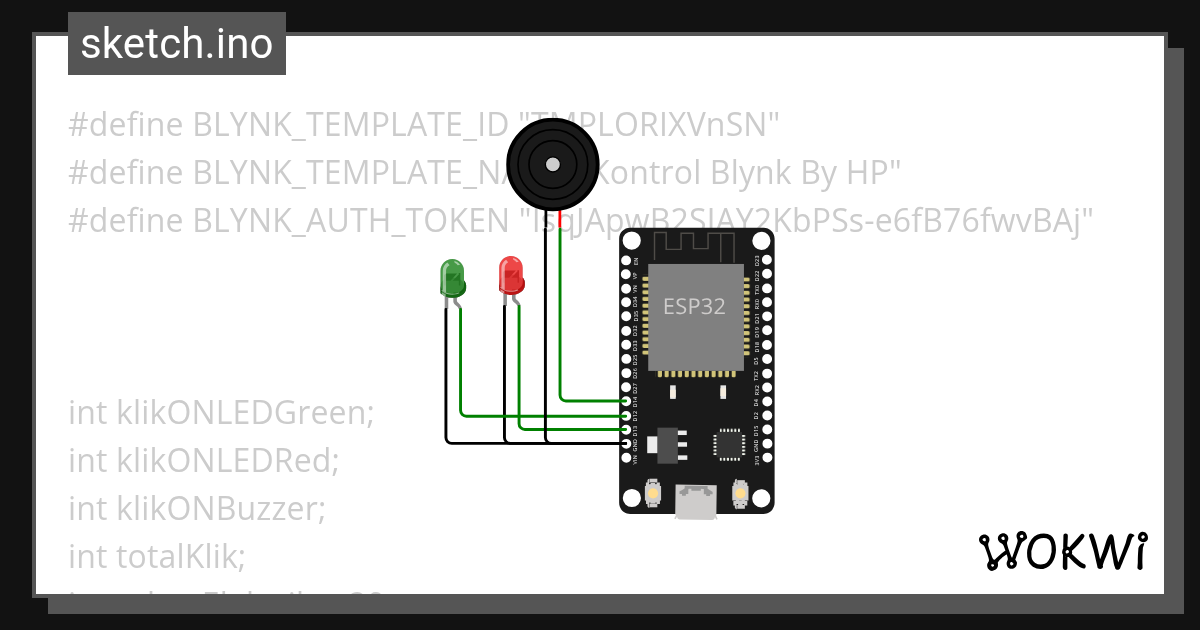 Latihan 10 - Wokwi ESP32, STM32, Arduino Simulator