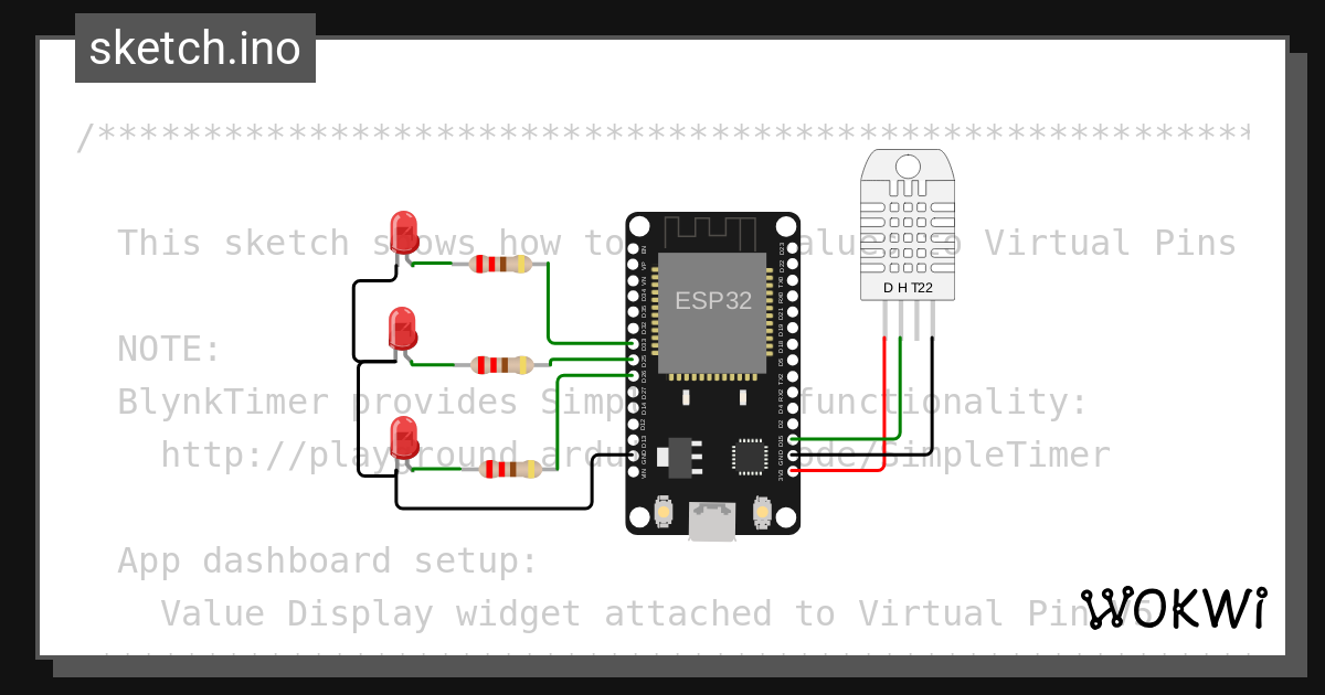 Akıllı Sıcaklık Kontrolü Wokwi Esp32 Stm32 Arduino Simulator 3761
