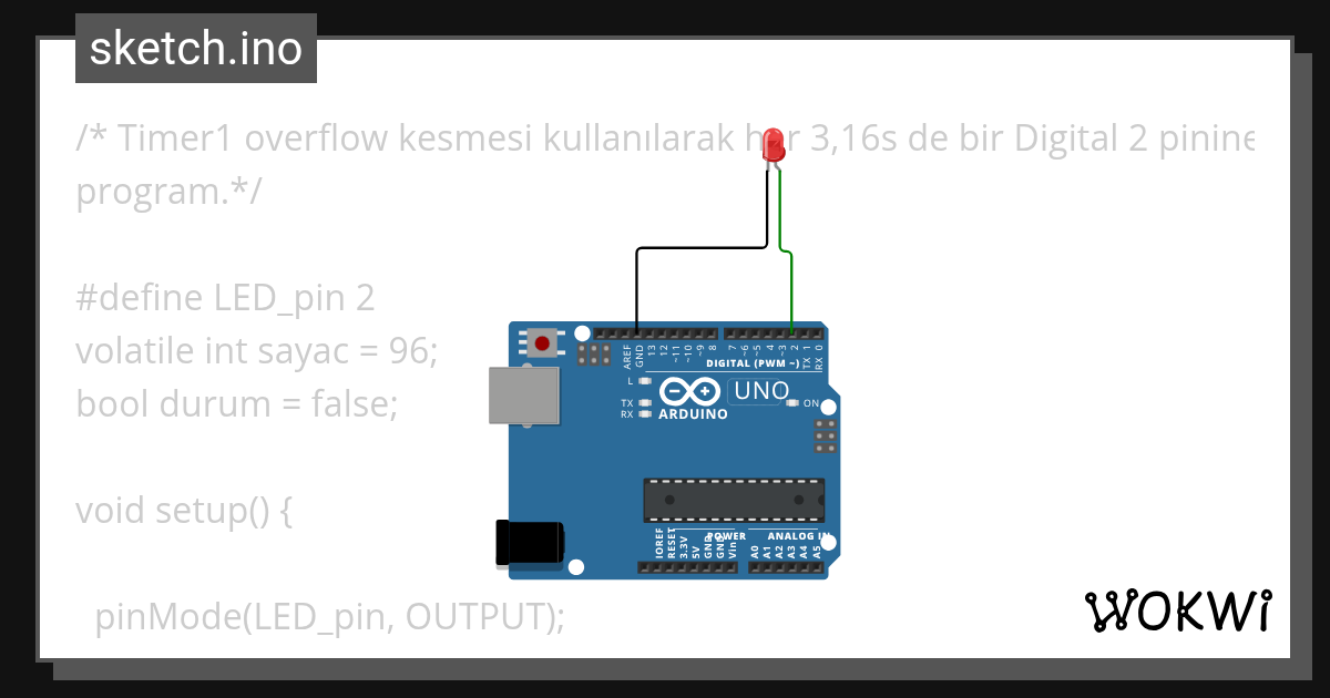 Timer Overflow3 - Wokwi ESP32, STM32, Arduino Simulator