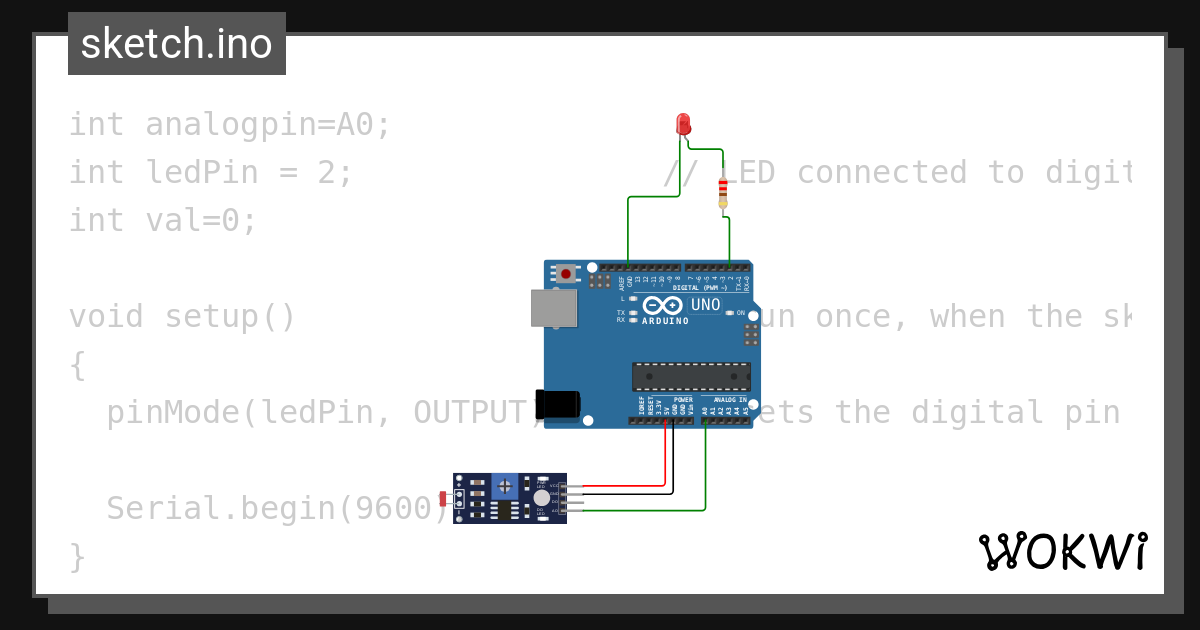 智能光控灯 Wokwi Esp32 Stm32 Arduino Simulator 