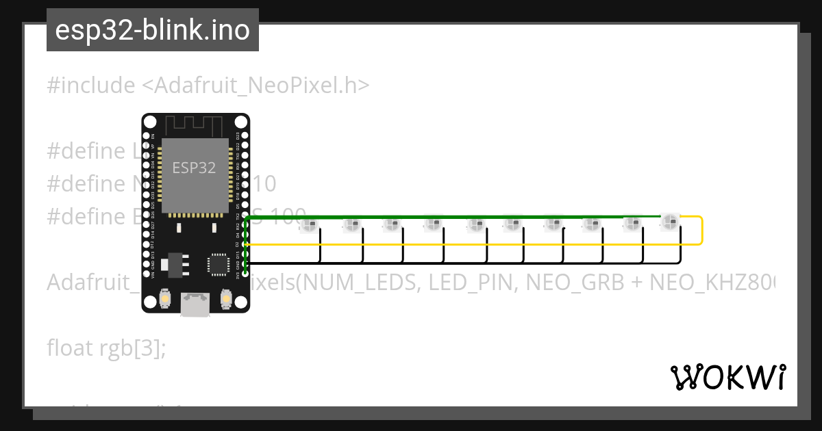 esp32-arduino-strip.ino - Wokwi ESP32, STM32, Arduino Simulator