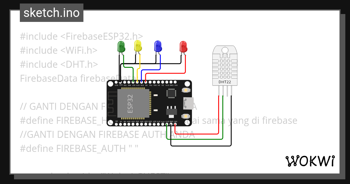 dht led.copy - Wokwi ESP32, STM32, Arduino Simulator