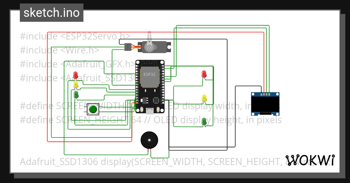 Ampel - Wokwi ESP32, STM32, Arduino Simulator