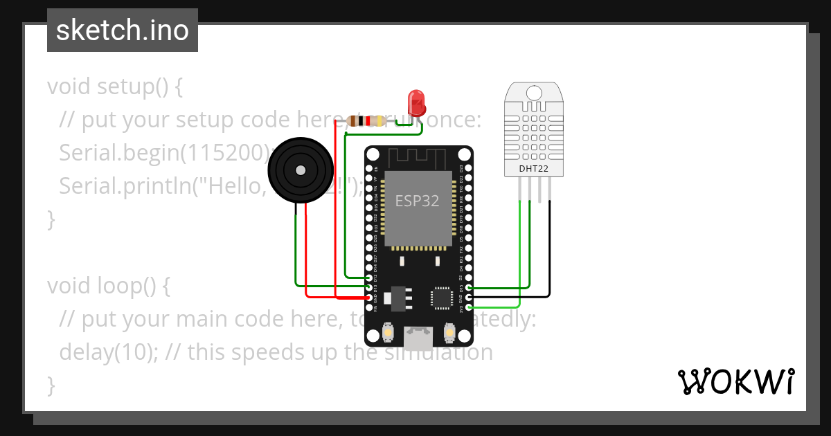 smart home - Wokwi ESP32, STM32, Arduino Simulator