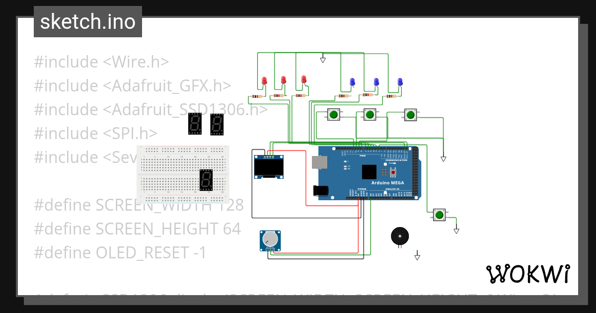 deneme - Wokwi ESP32, STM32, Arduino Simulator
