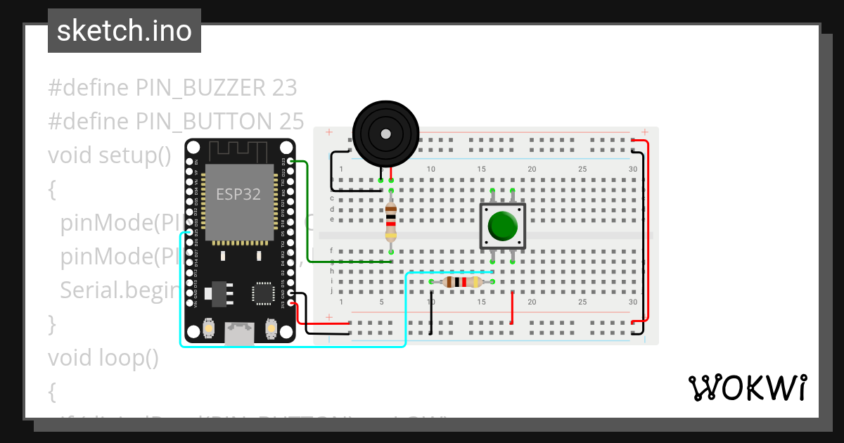 SIRENE - Wokwi ESP32, STM32, Arduino Simulator