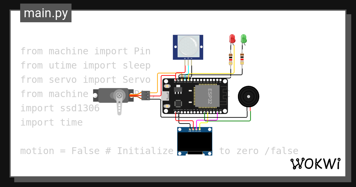 Practical Test Pir Wokwi Esp32 Stm32 Arduino Simulator 5978