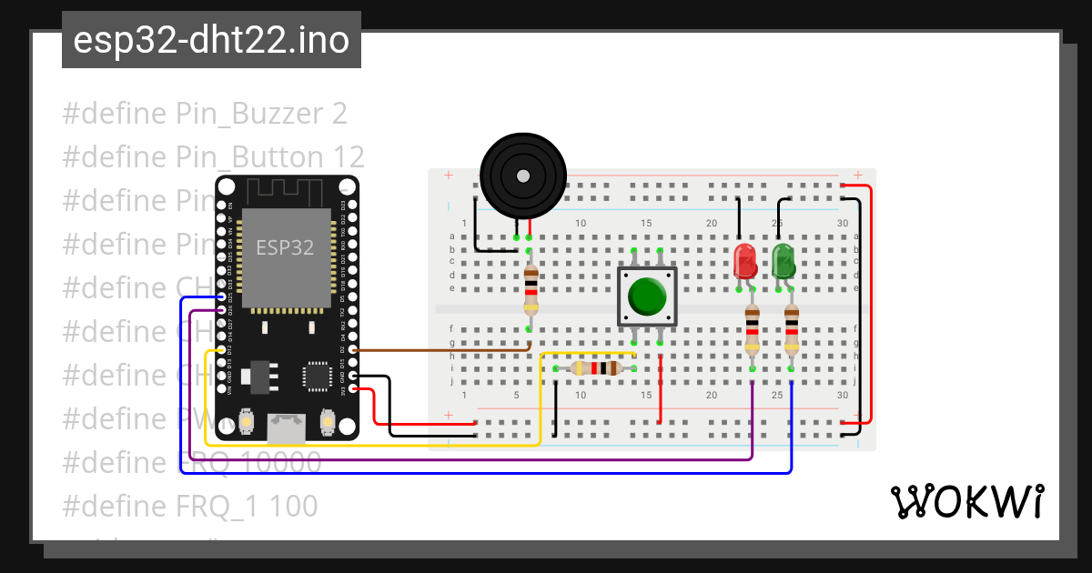 Sirene.ino - Wokwi ESP32, STM32, Arduino Simulator