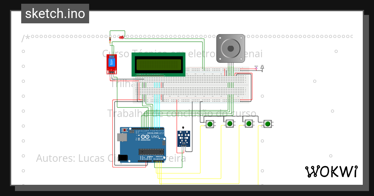 Extrusora com menu do rambo e barra de progresso - Wokwi ESP32, STM32, Arduino Simulator