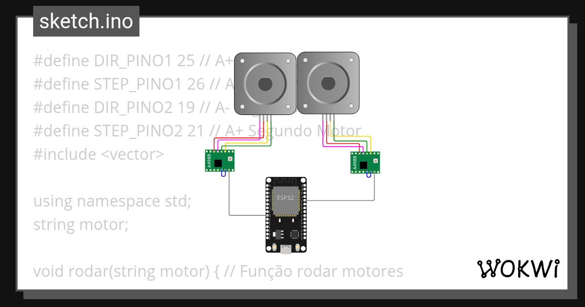 Motor Passos Copy - Wokwi ESP32, STM32, Arduino Simulator