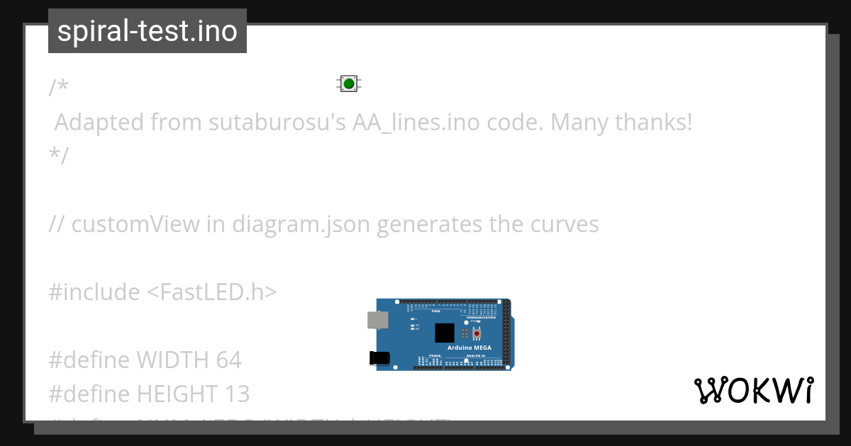 spiral-test.ino Copy - Wokwi ESP32, STM32, Arduino Simulator